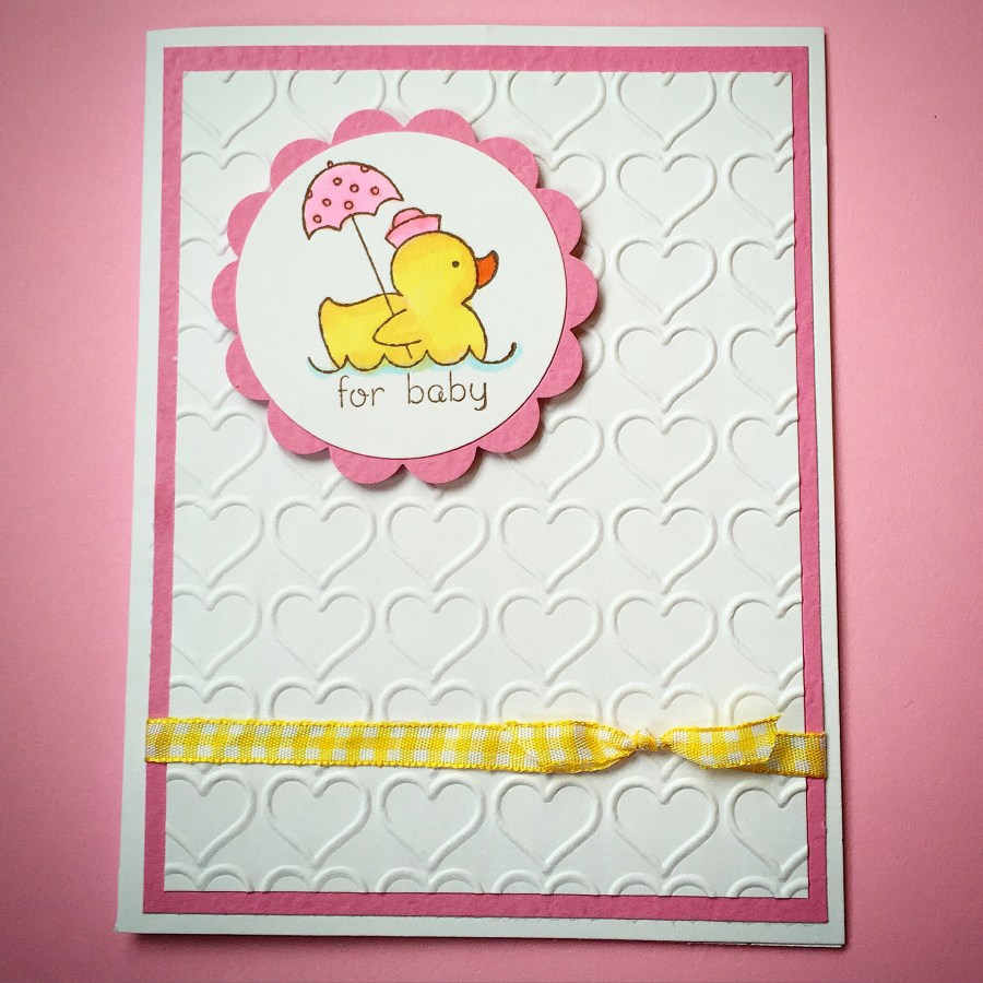 Rubber Ducky Baby Card | Creating Me
