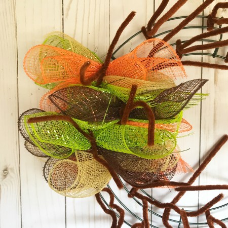 Fall Deco Mesh Wreath | Creating Me