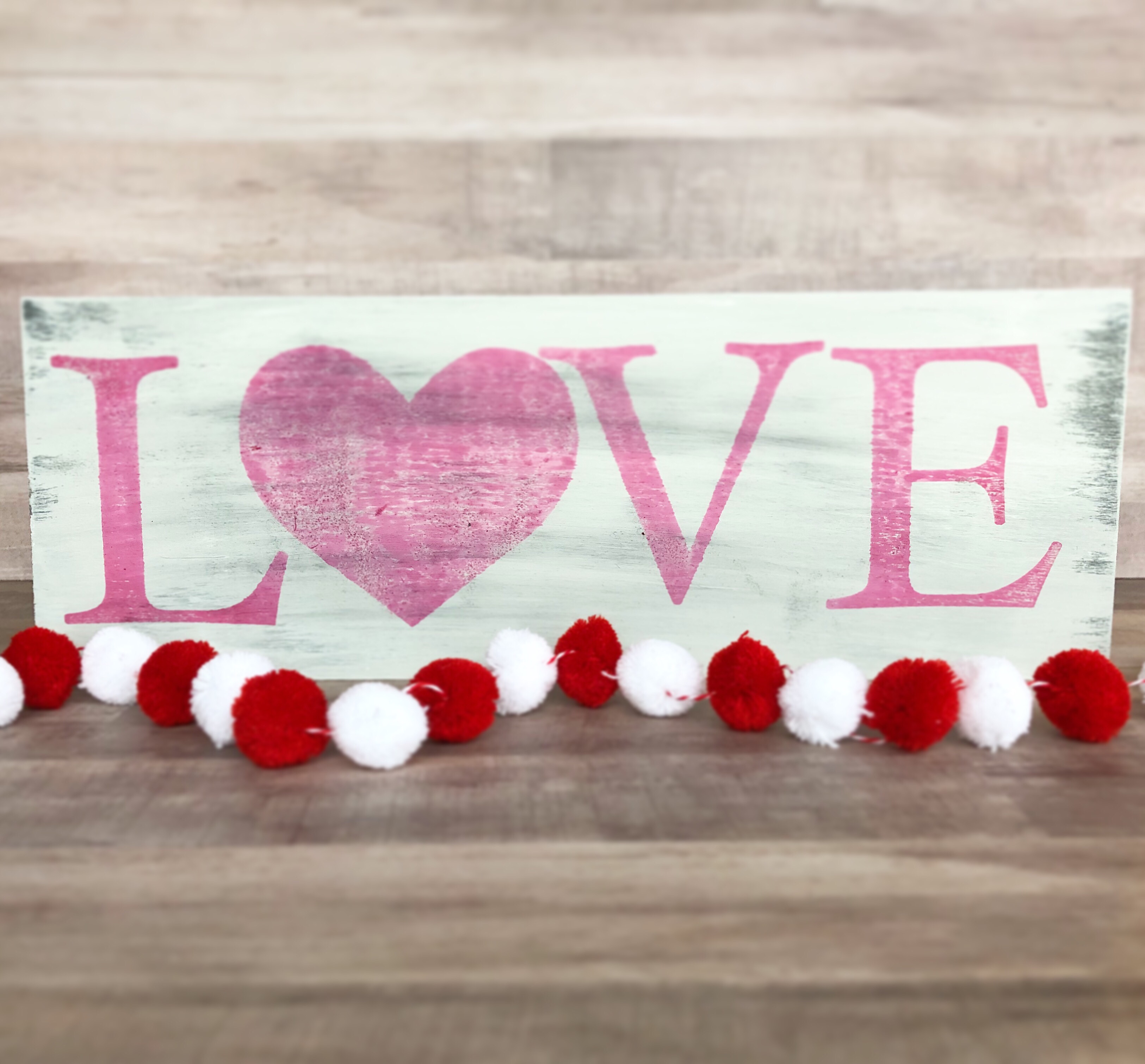 Love Wood Sign | Creating Me