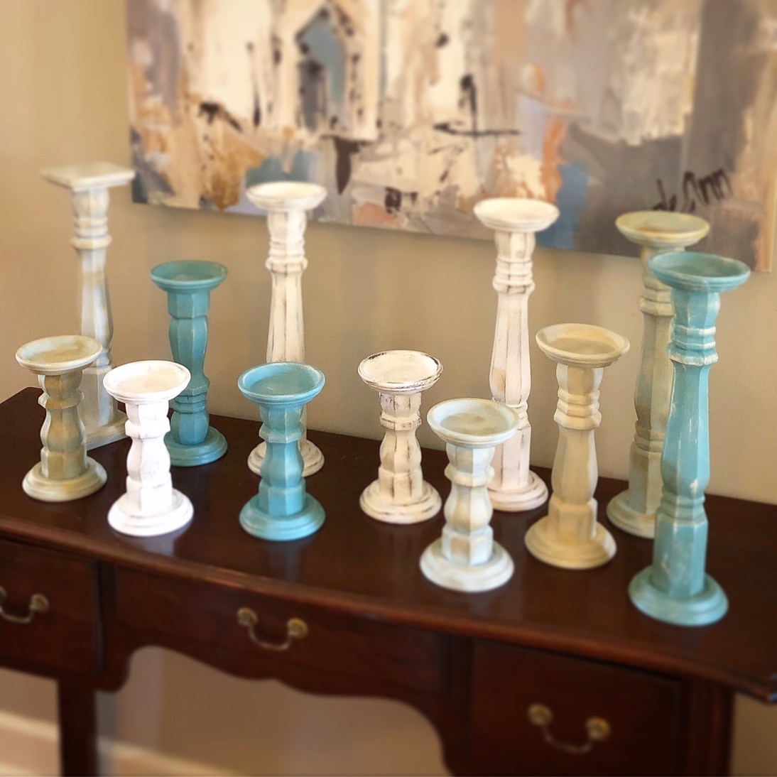 DIY Farmhouse Candlesticks | Creating Me