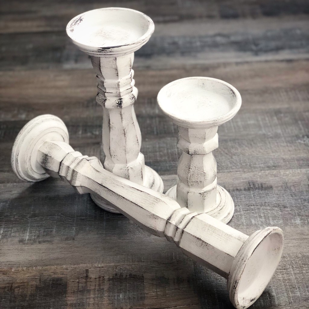 DIY Farmhouse Candlesticks | Creating Me