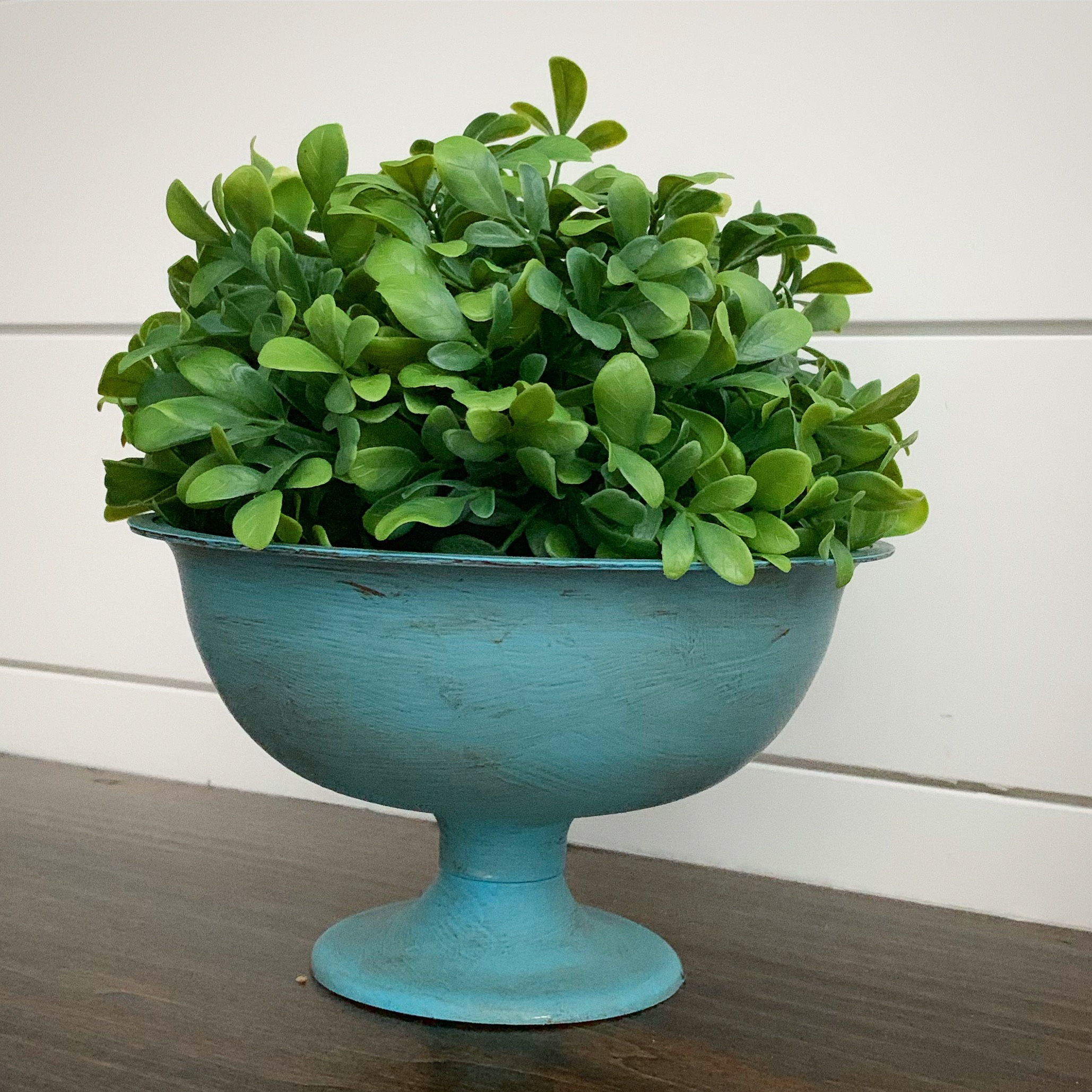 Chalk Painted Floral Container | Creating Me