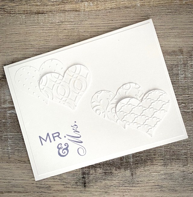 Simple and Elegant Wedding Card | Creating Me