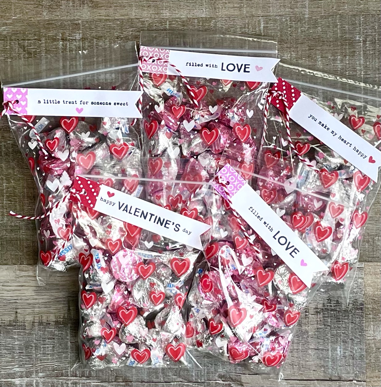 Quick Valentine Treat Bag Tags | Creating Me