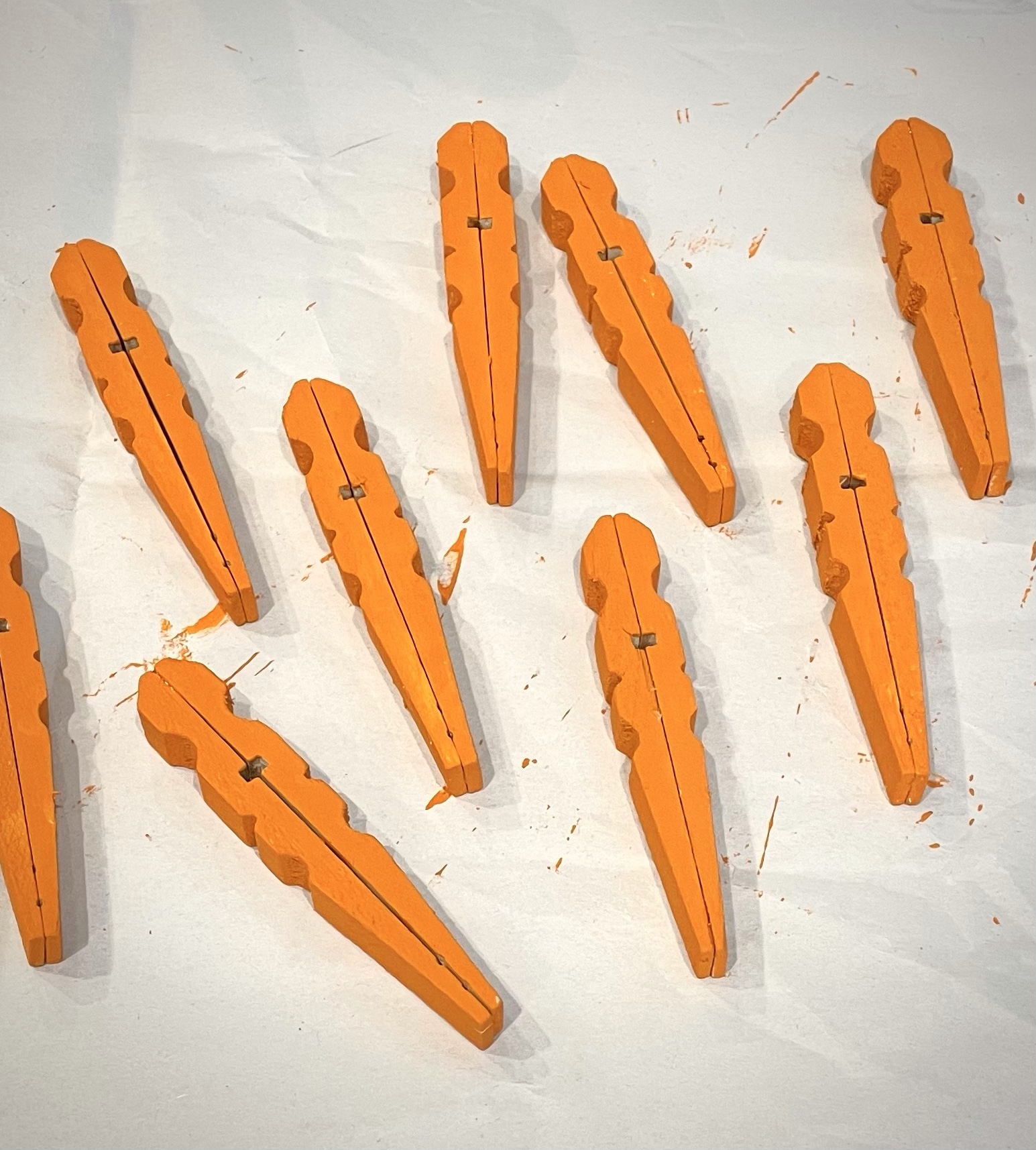 Clothespin Carrots | Creating Me
