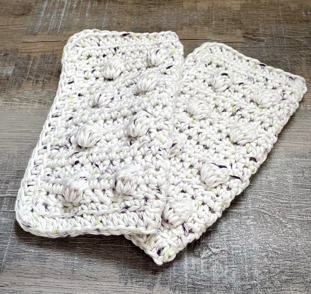 Crochet Bobble Dishcloth | Creating Me