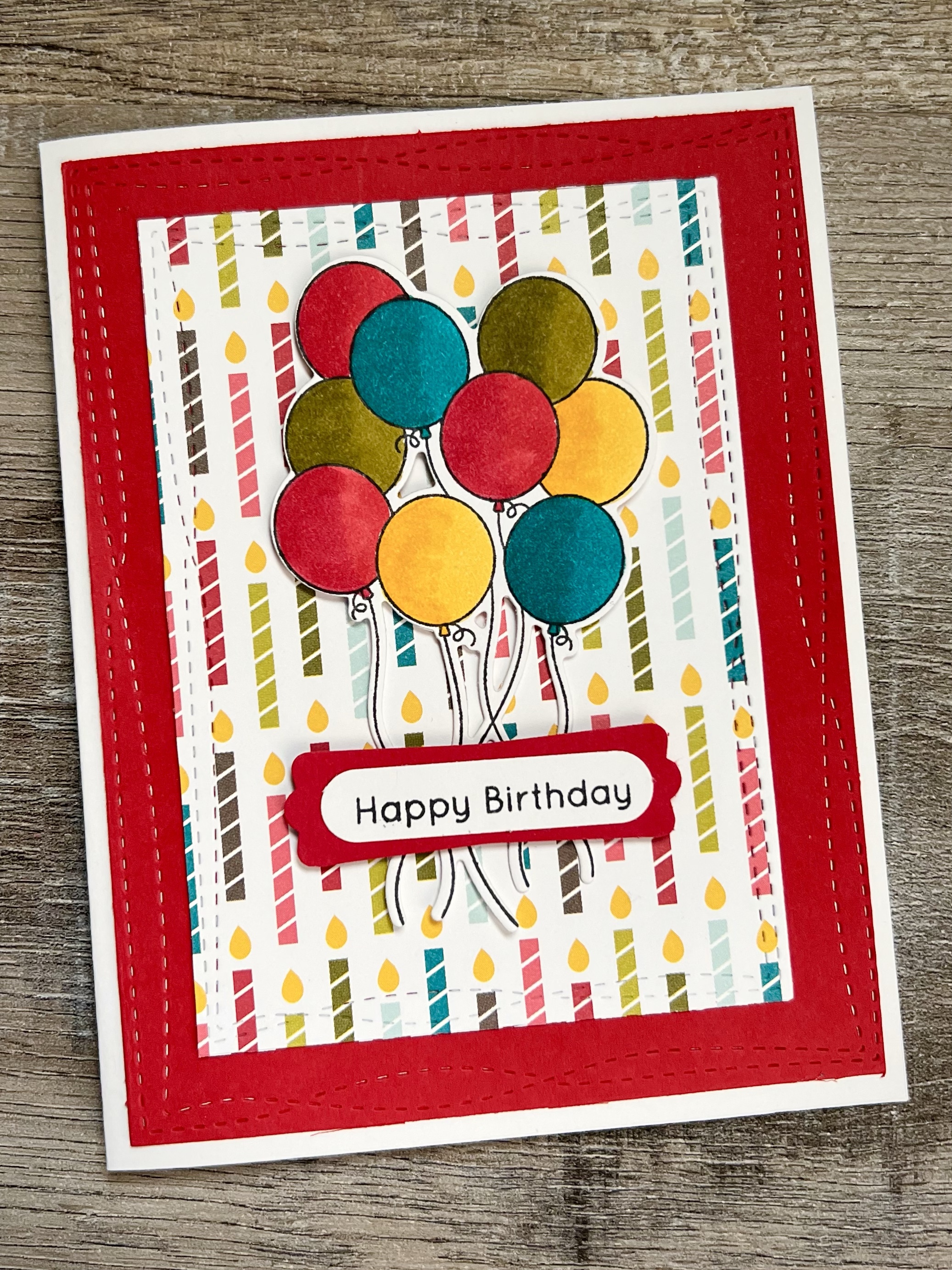 Birthday Balloons Card | Creating Me