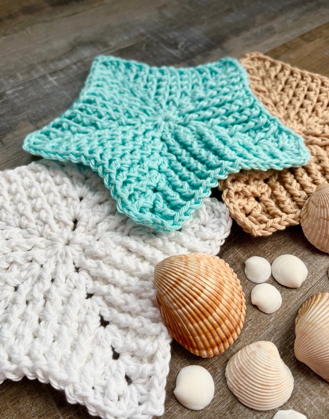 Crochet Star(Fish) Dishcloths | Creating Me