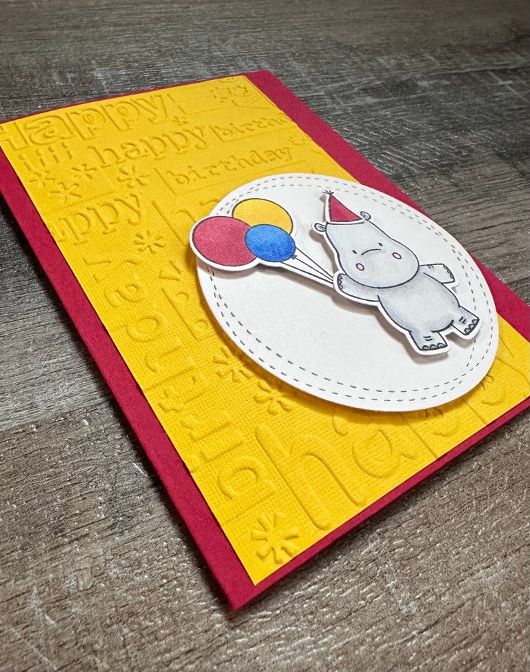 Hippo Birthday Card | Creating Me