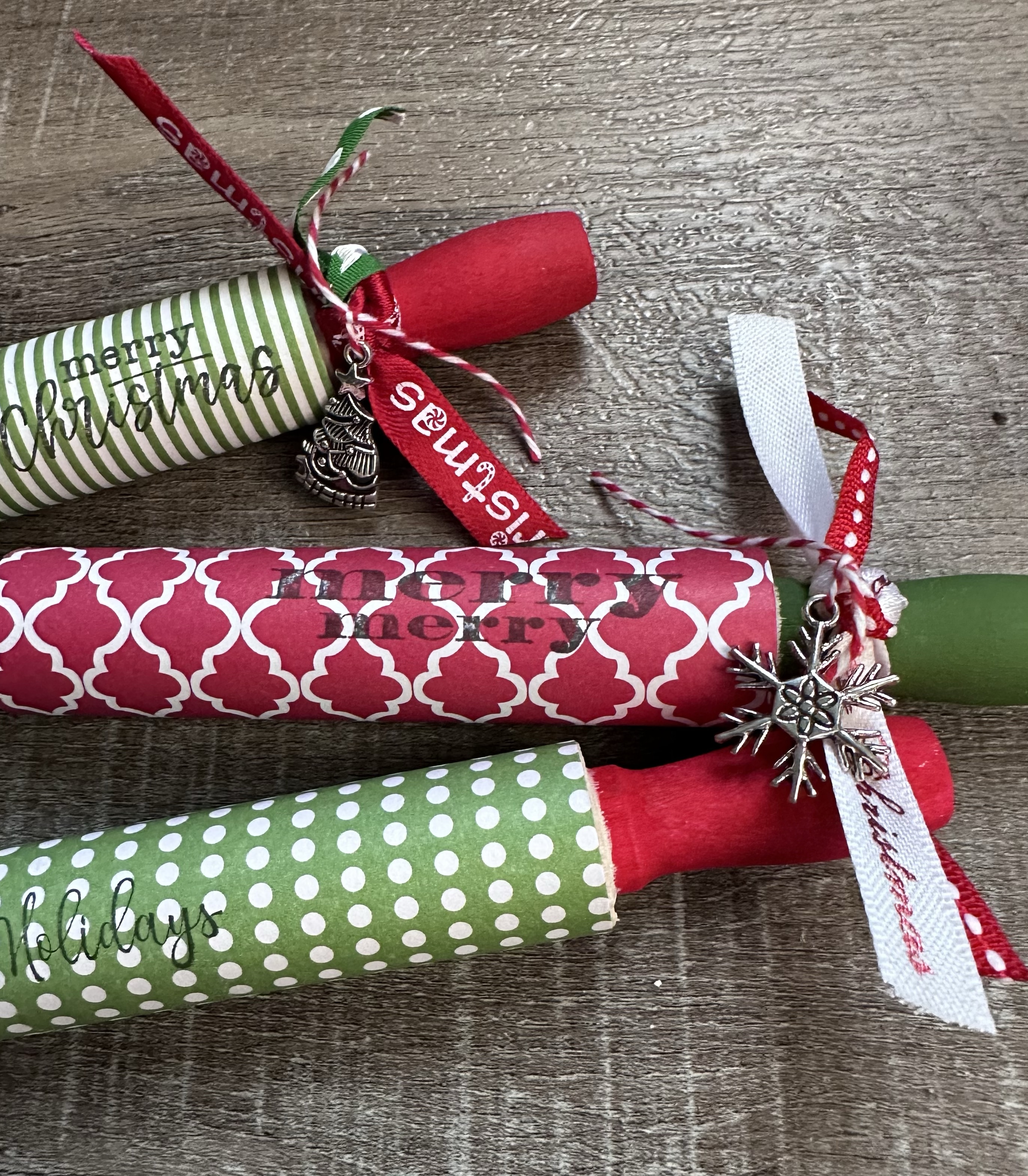 Mini Christmas Rolling Pins | Creating Me