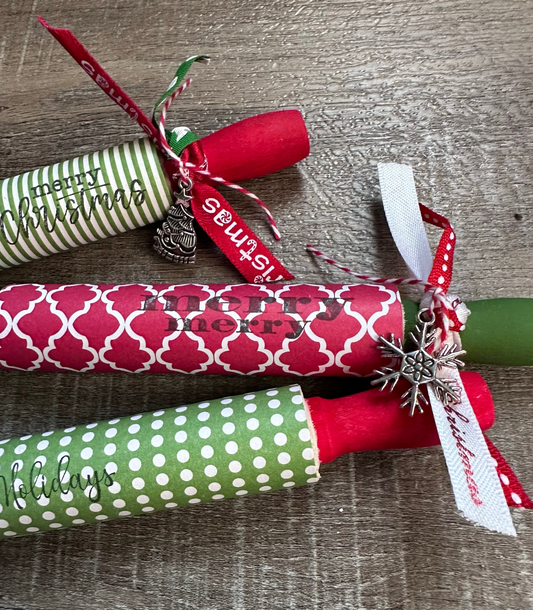 Mini Christmas Rolling Pins | Creating Me
