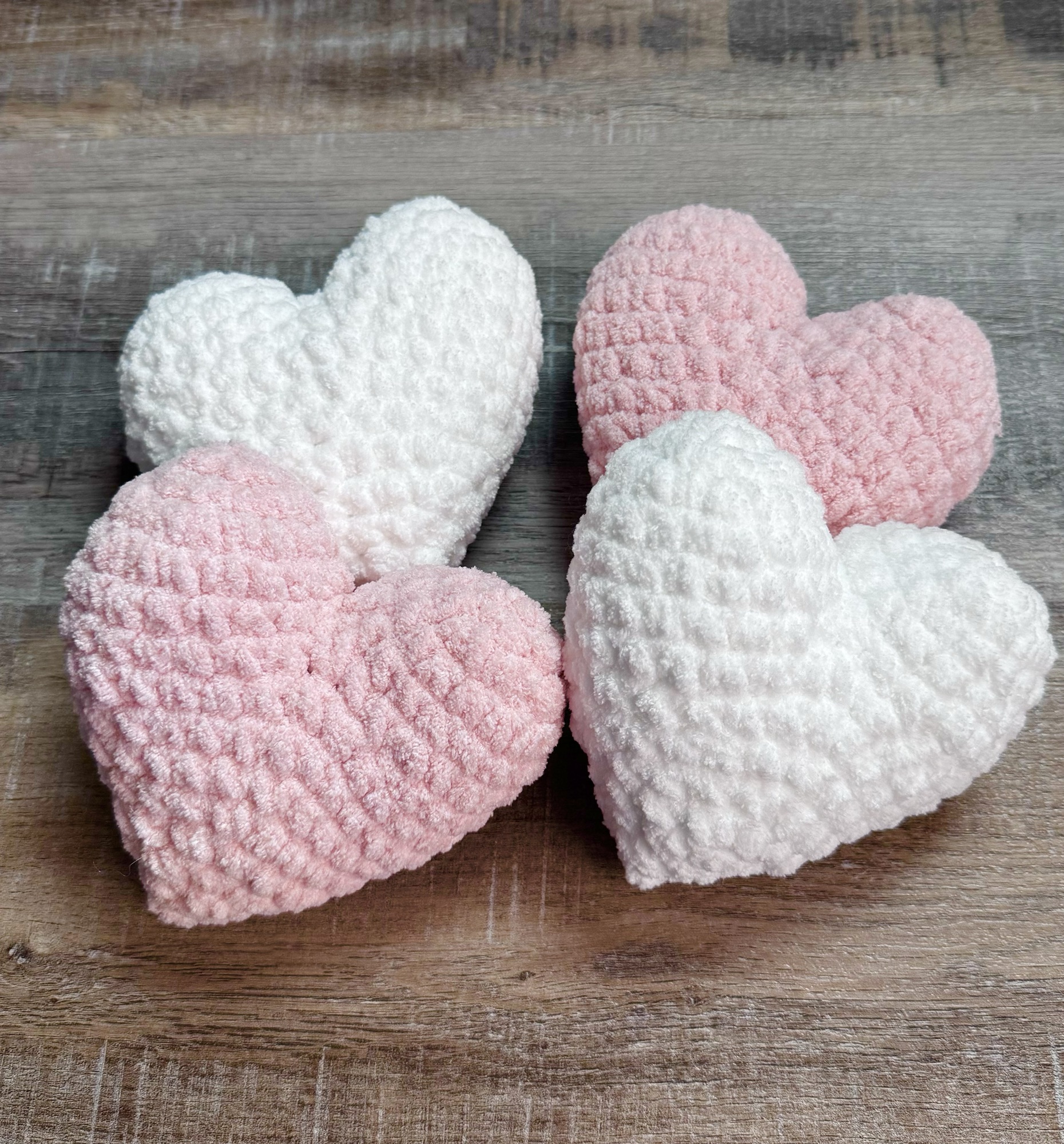 Soft & Squishy Crochet Valentine Hearts | Creating Me