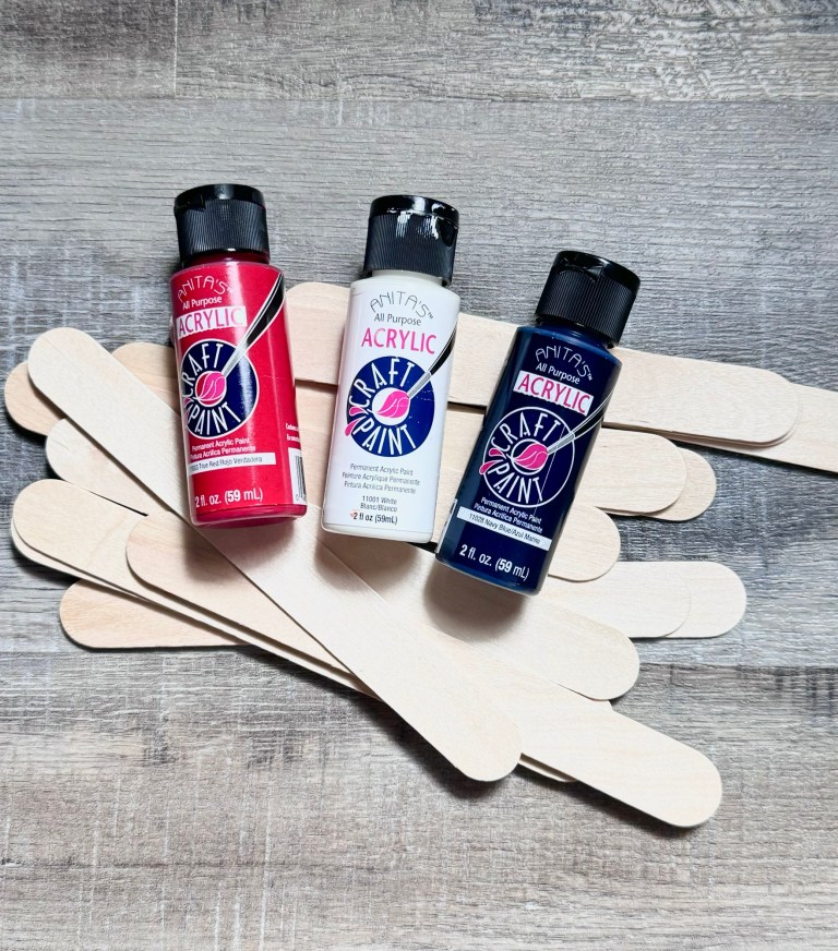 Patriotic Popsicle Stick Stars | Creating Me