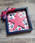 Mini Patriotic Star Shadow Box | Creating Me