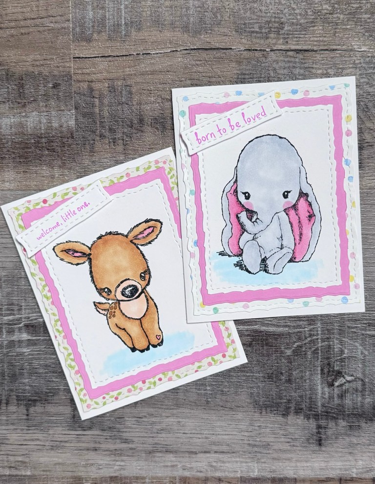 Cuddlebug Baby Cards | Creating Me