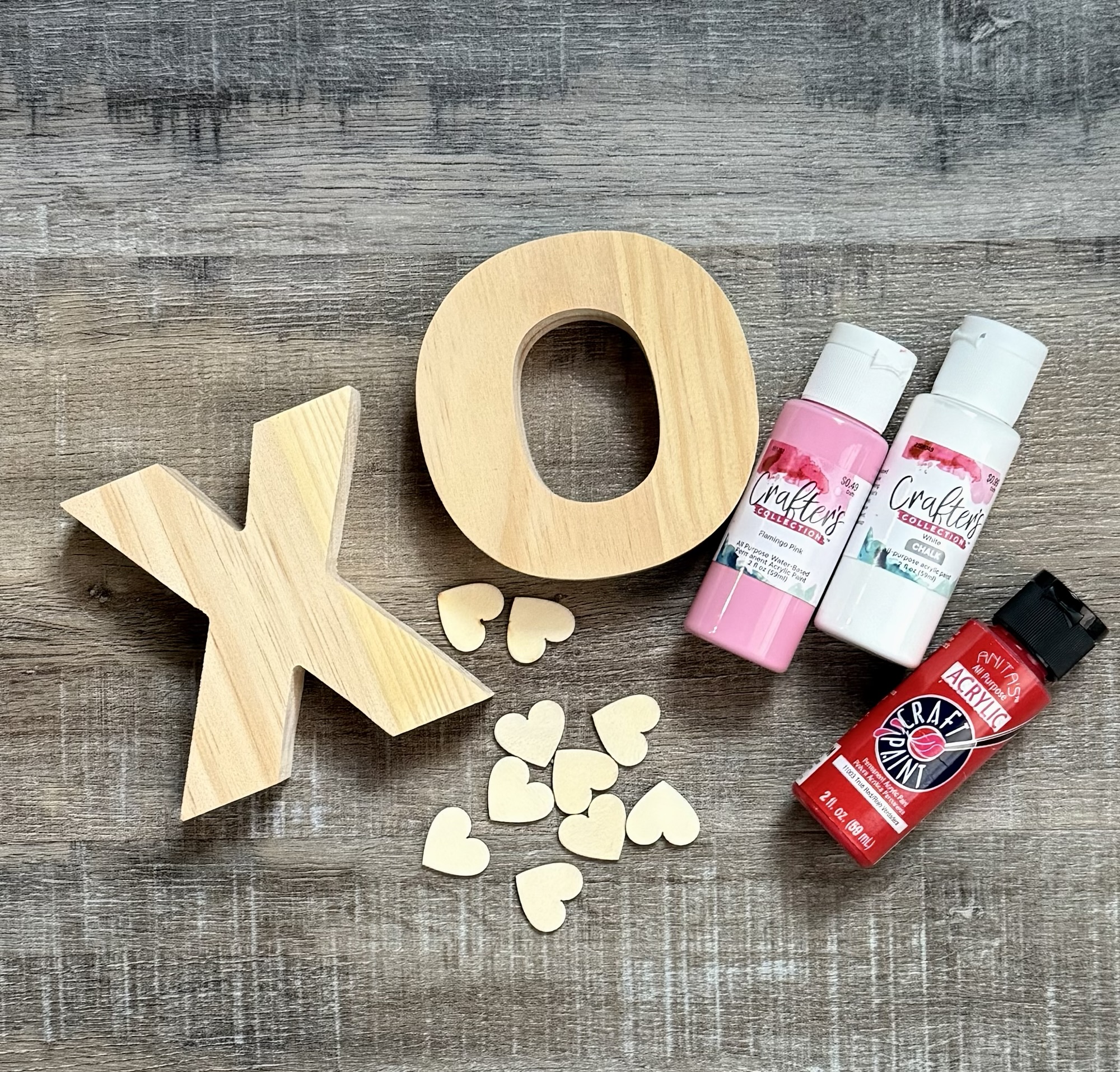 XO Valentine Wood Letters | Creating Me