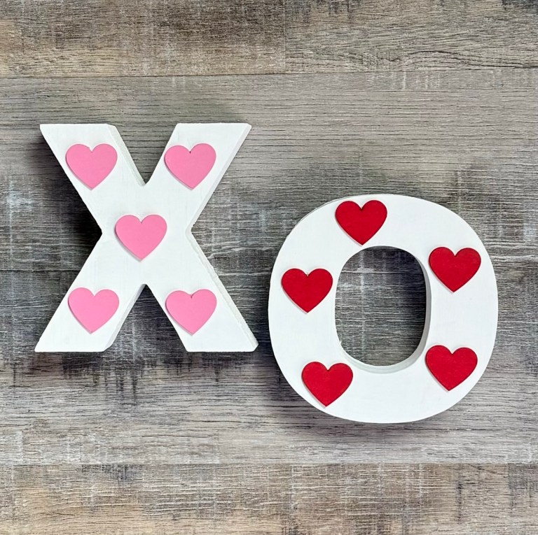 XO Valentine Wood Letters | Creating Me